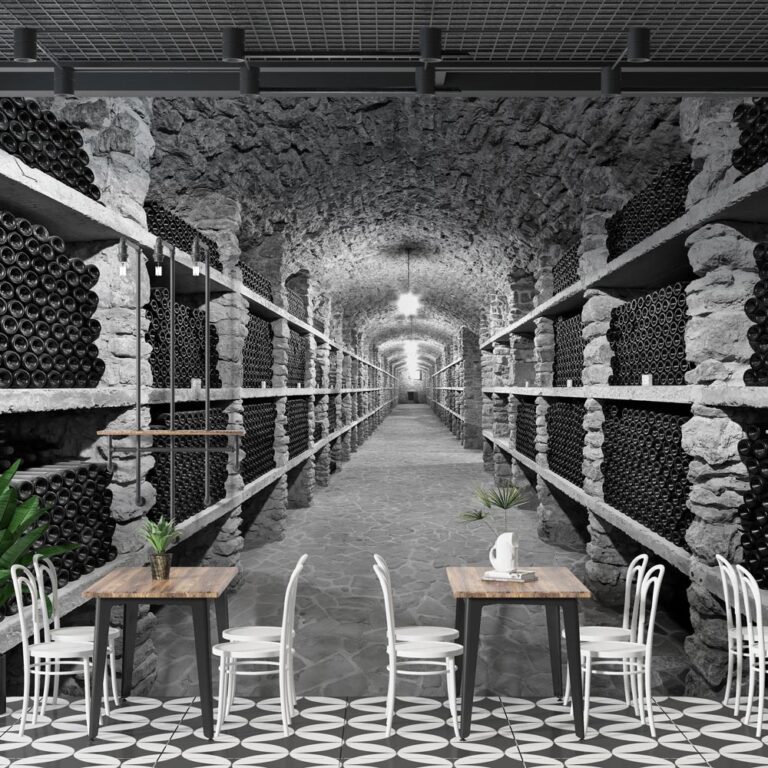 Fotobehang In de Wijnkelder- op maat - youpri