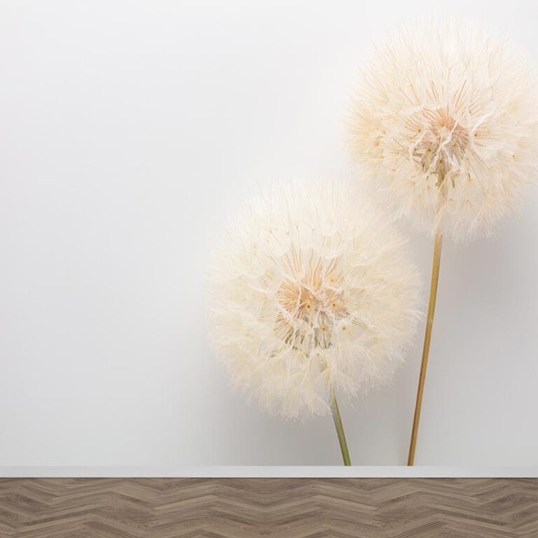 Badkamer behang Blaasbloem duo (op maat) youpri